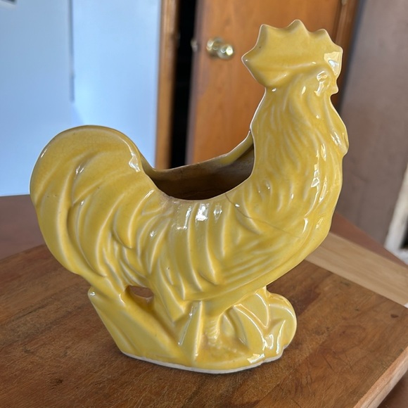 Accents | Vintage Ceramic Rooster Planter | Poshmark